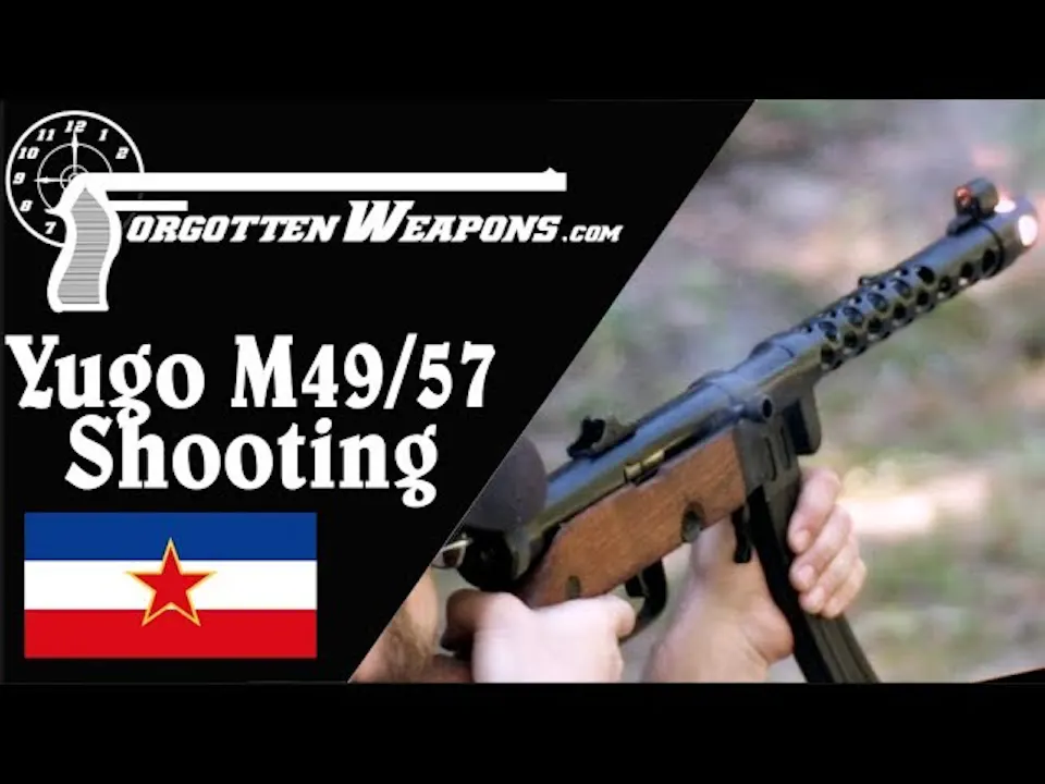 Shooting the Yugoslav M49/57 Submachine Gun - History of Weapons & War