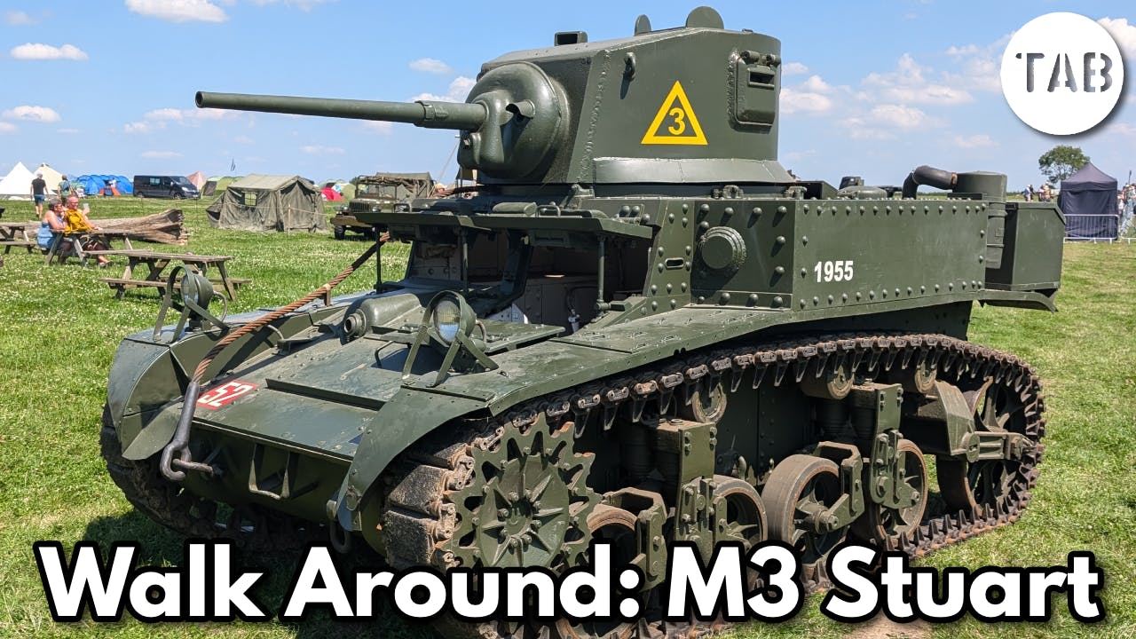 Walk Around - M3 Stuart - WW2's Workhorse Light Tank - History of Weapons & War