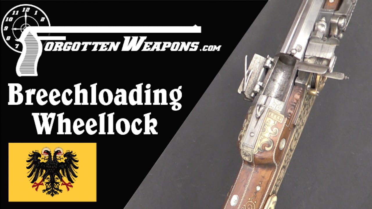 Beautiful 1625 Breechloading Wheellock - History of Weapons & War