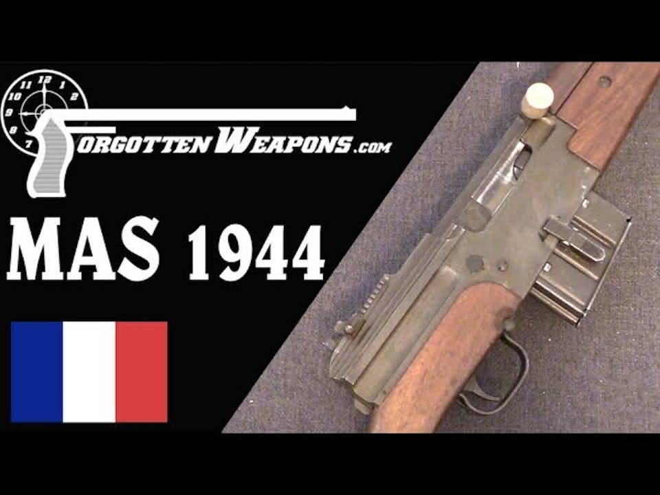MAS 44: The French Adopt a Semiauto Rifle - History of Weapons & War