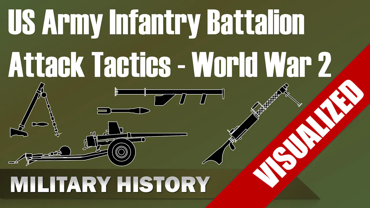 [US Army] Infantry Battalion Structure & Attack Tactics World War 2 ...