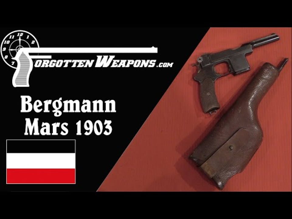 Bergmann Mars 1903 Pistol - History of Weapons & War