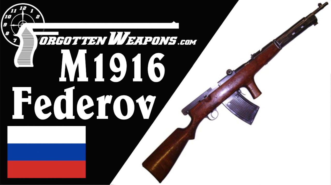 M1916 Fedorov: Russia's First Assault Rifle? - History of Weapons & War