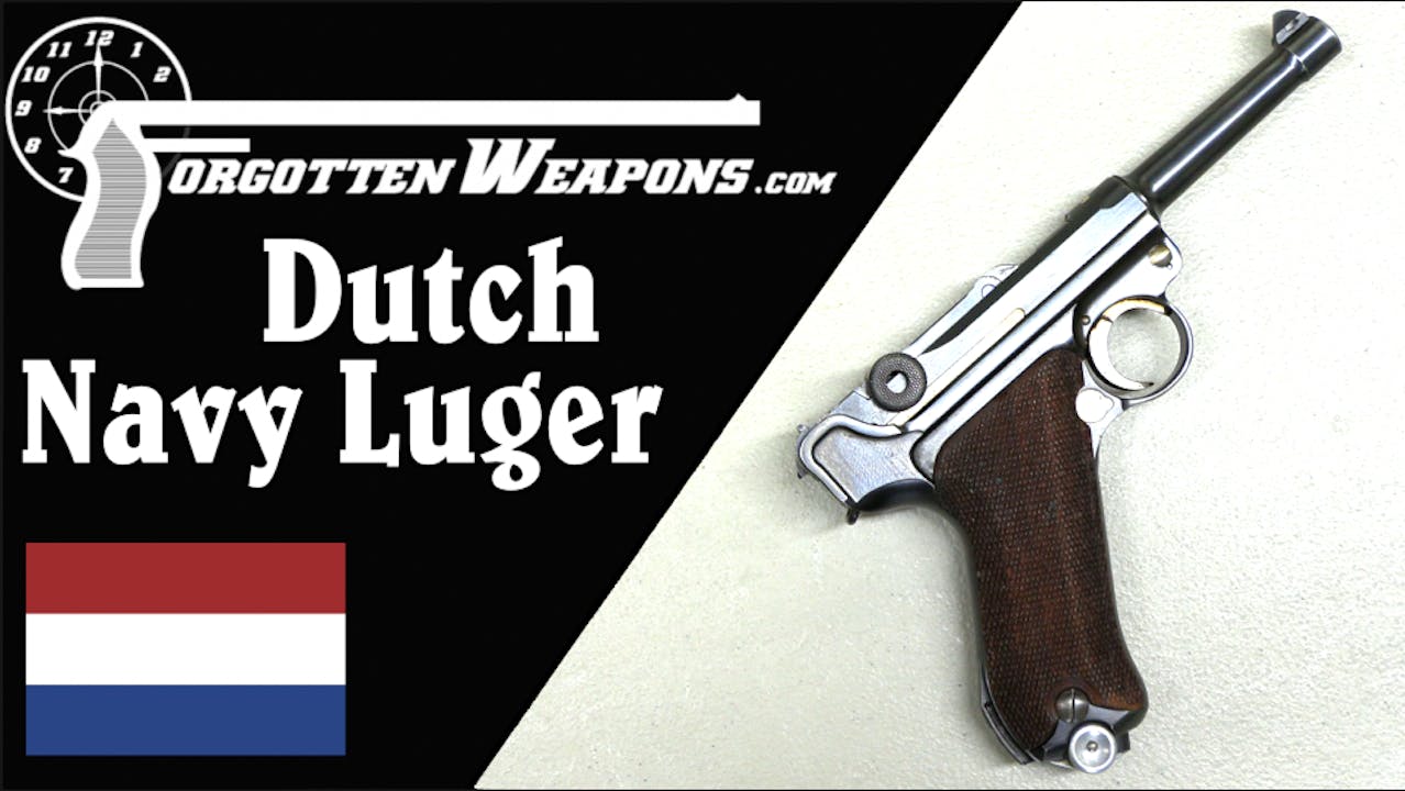 Dutch Navy Luger: From World War One to the End of Neutrality - History ...