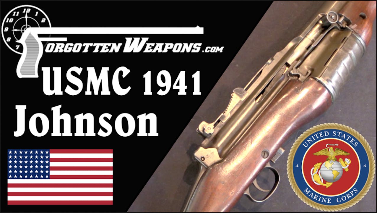 Pacific Theater USMC-Modified Johnson M1941 Rifle - History of Weapons ...