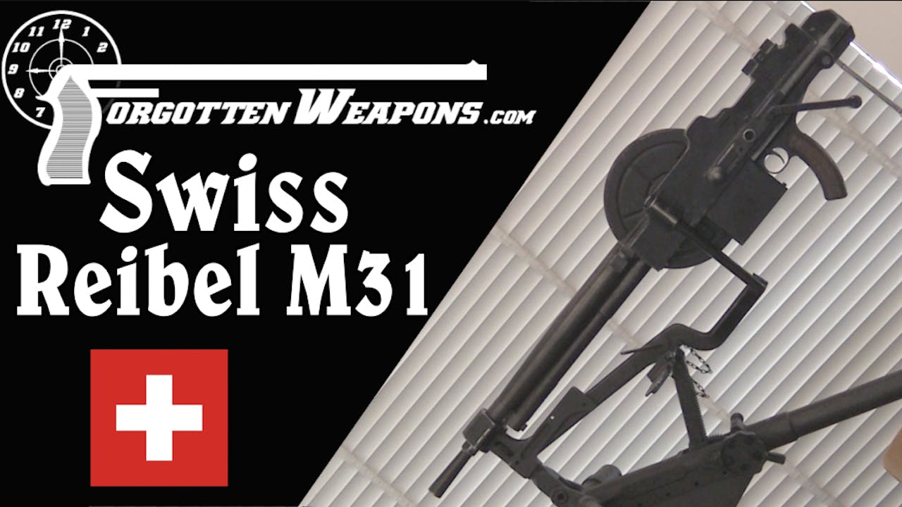 Swiss Reibel M31 Tank & Fortress Machine Gun - History of Weapons & War