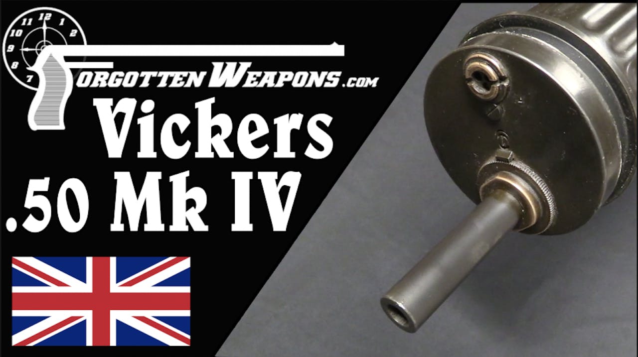 Vickers Mk IV .50 Caliber Water-Cooled Tank Gun - History of Weapons & War