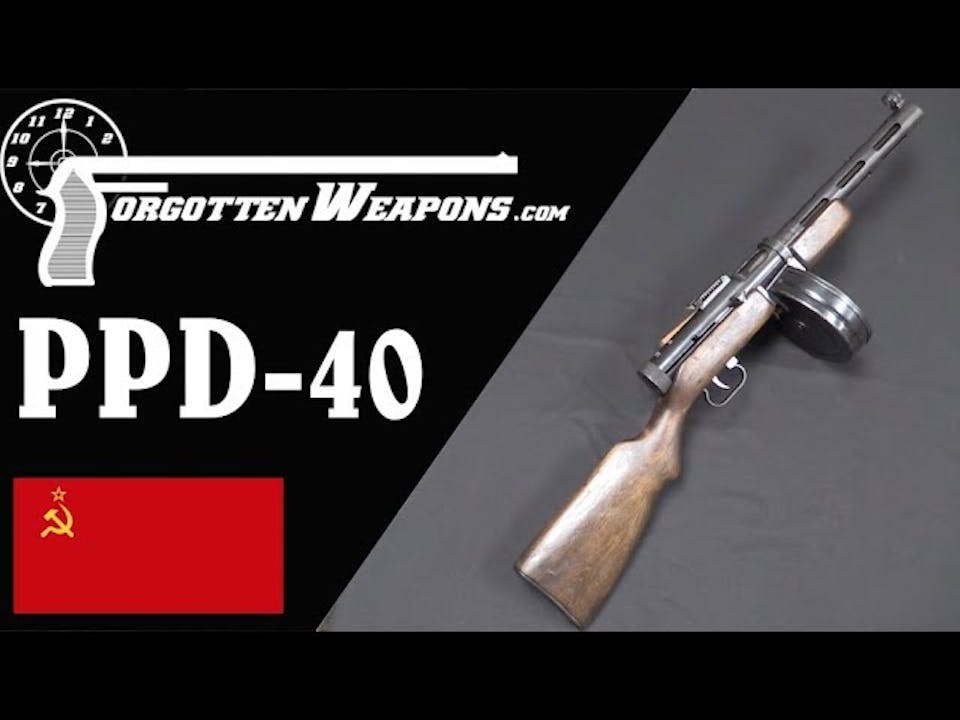 Soviet PPD-40: Degtyarev's Submachine Gun - History of Weapons & War