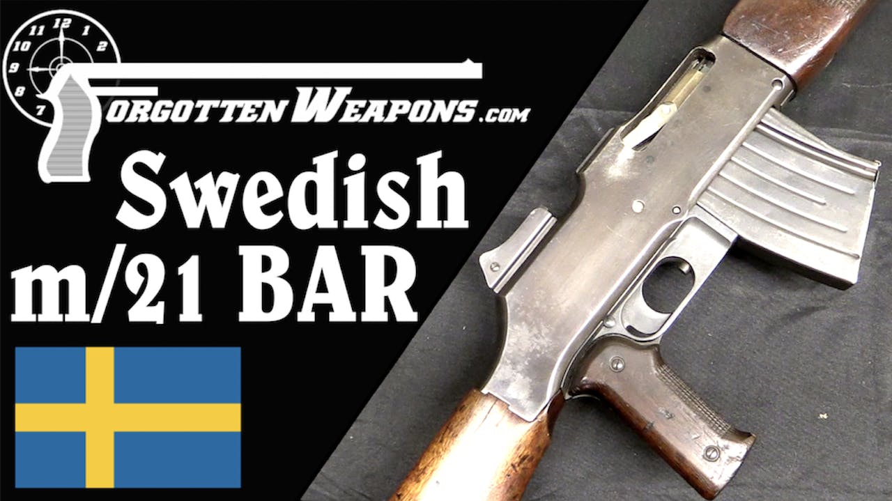 The Swedish m/21 BAR in 6.5x55mm - History of Weapons & War