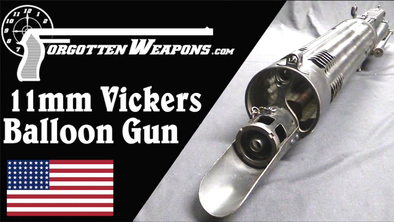 11mm Vickers "Balloon Buster" Machine Gun - History of Weapons & War