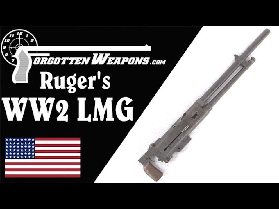 Bill Ruger's Prototype WW2 Light Machine Gun - History of Weapons & War