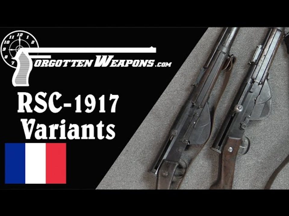 Two Variants of the French RSC 1917 Semiauto WW1 Rifle - History of ...