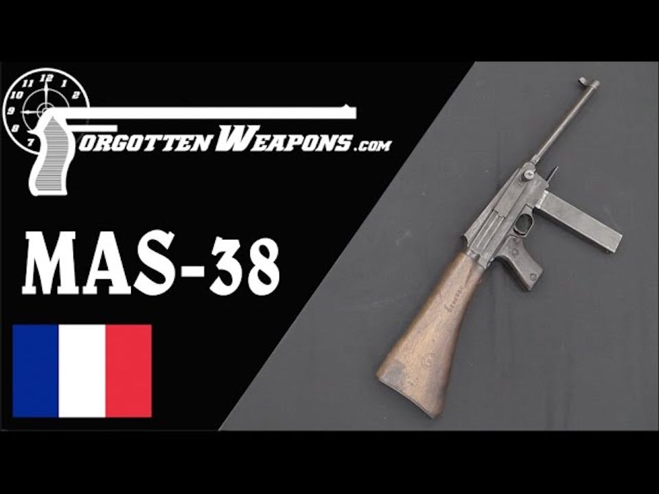 The French MAS-38 Submachine Gun - History of Weapons & War