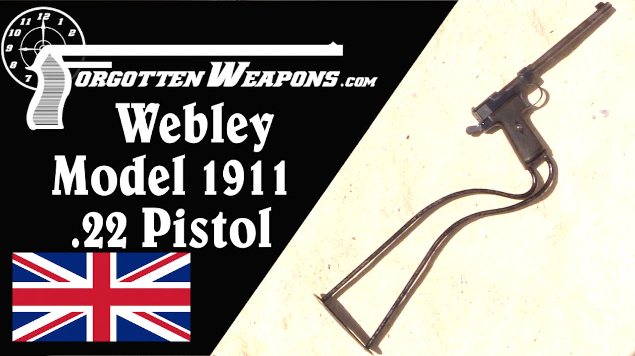 Webley Model 1911 Stocked .22 Single-Shot Target Pistol - History of ...