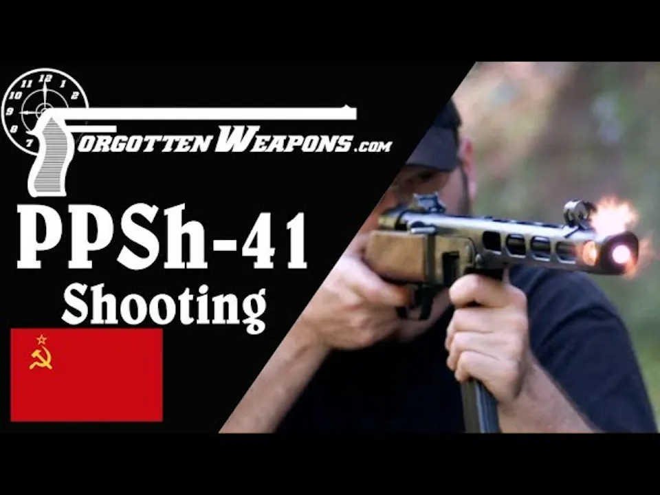 The Iconic "Burp Gun" - Shooting the PPSh-41 - History of Weapons & War