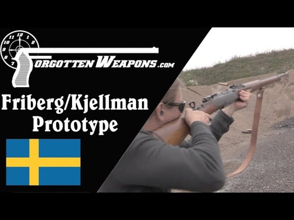 Prototype Friberg/Kjellman Flapper-Locking Semiauto Rifle - History of Weapons & War