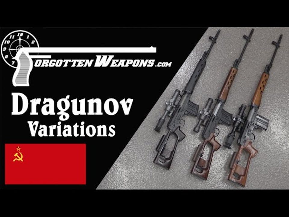 Dragunov Variations: Military SVD, Izhmash Tiger, Chinese NDM-86 ...
