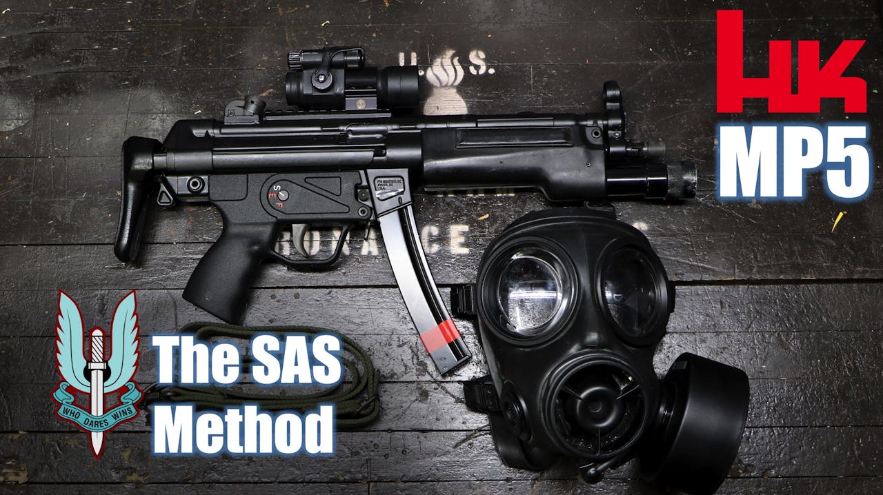 H&K's MP5 and the British SAS..... running CQB with 3-point slings ...