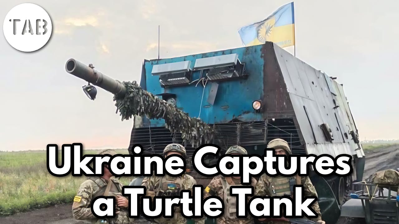 Ukraine Captured a Russian Turtle Tank - History of Weapons & War