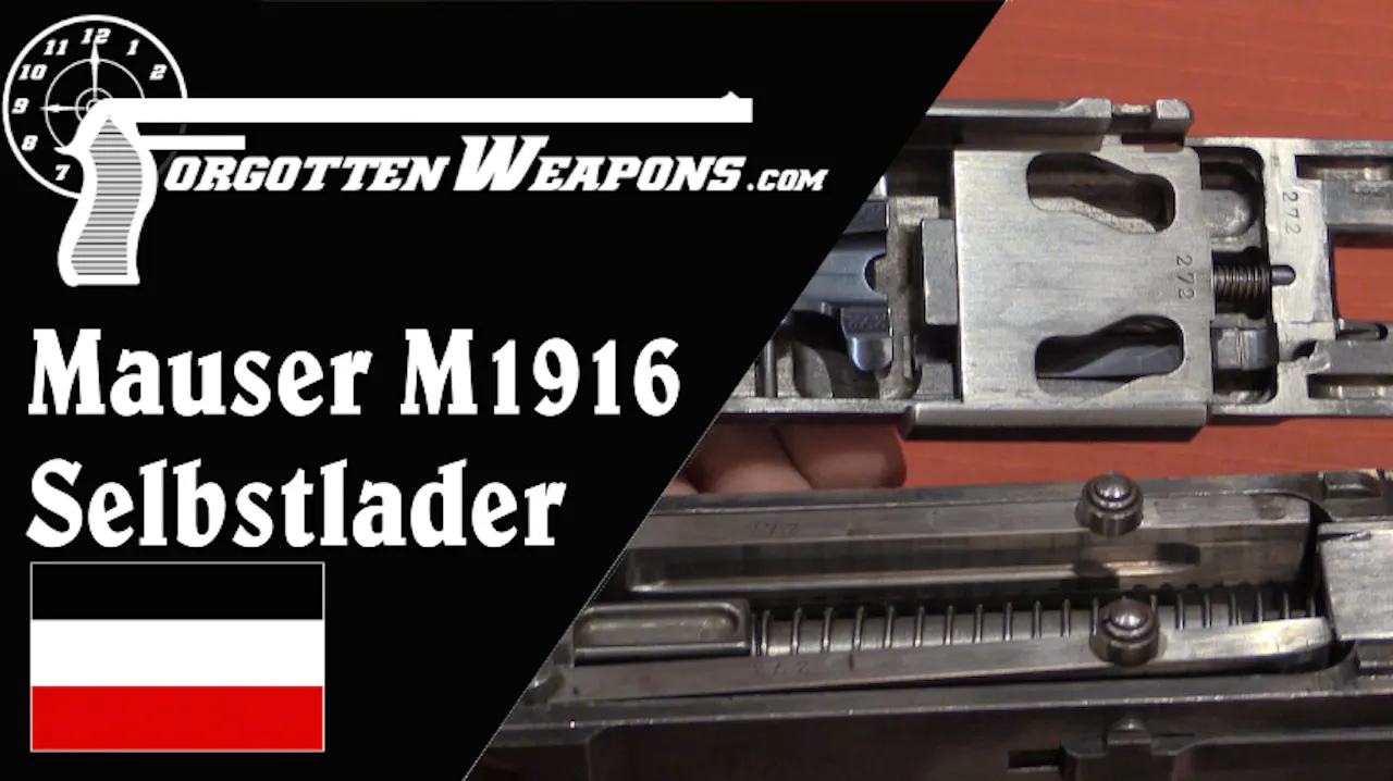 Mauser Selbstlader M1916 (Infantry Version) - History of Weapons & War