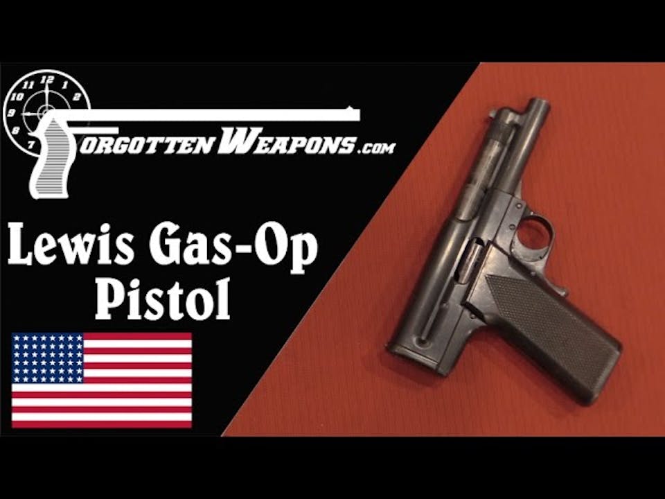 Lewis Gas Operated Prototype Pistol - History of Weapons & War