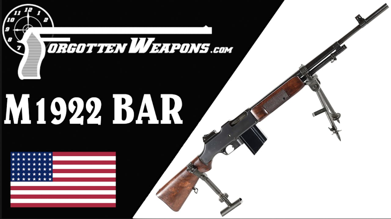 M1922 BAR Cavalry Light Machine Gun - History of Weapons & War