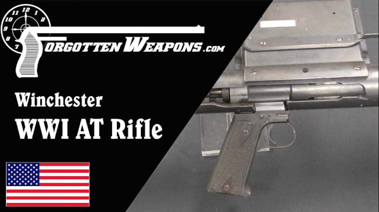 Prototype Winchester WW1 .50 Cal Antitank Rifle - History of Weapons & War