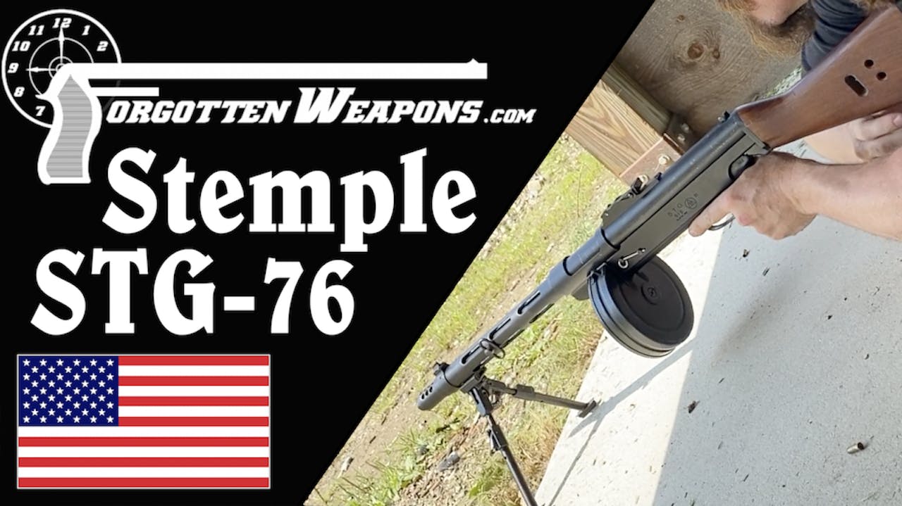 Stemple/BRP STG-76 "Heavy Submachine Gun" at the Range - History of ...