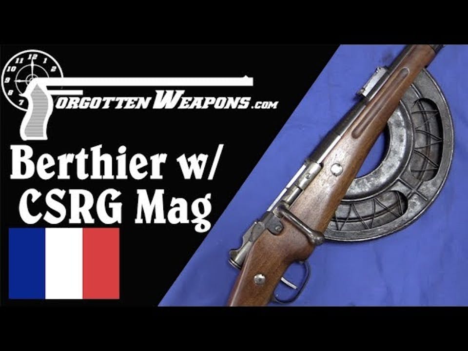 Berthier Carbine with Chauchat Magazine - History of Weapons & War