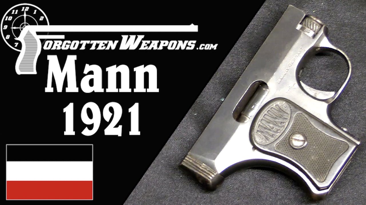 Fritz Mann Model 1921: Chamber-Ring-Delayed Blowback - History of ...