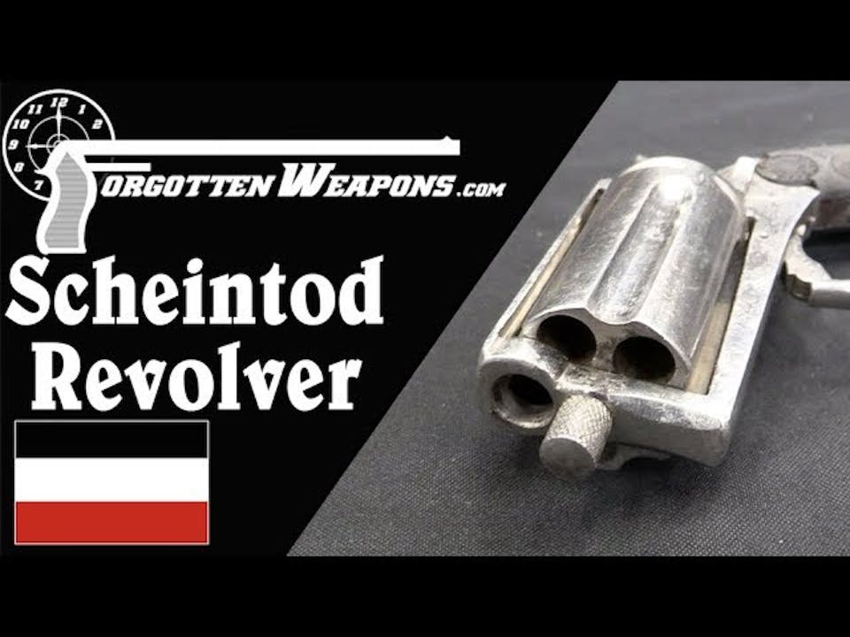 Scheintod Revolver: A German Tear Gas Pepperbox - History of Weapons & War
