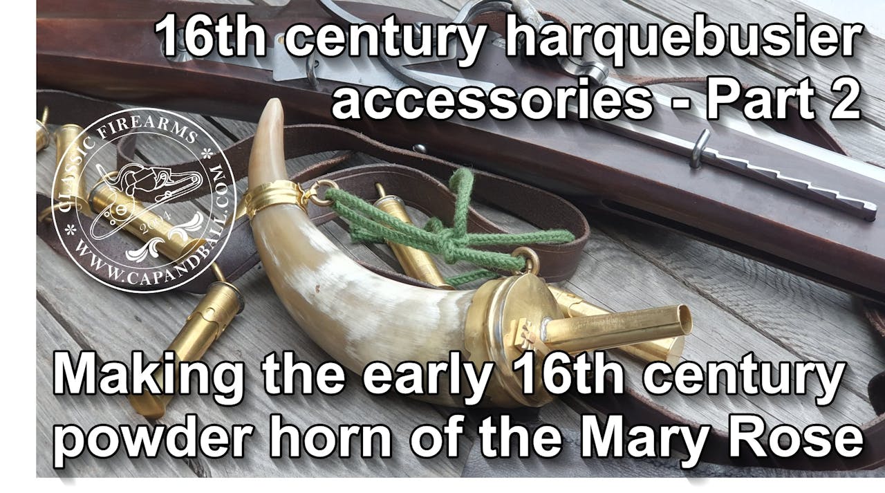 Making the powder flask from the Mary Rose sank in 1545 - History of ...