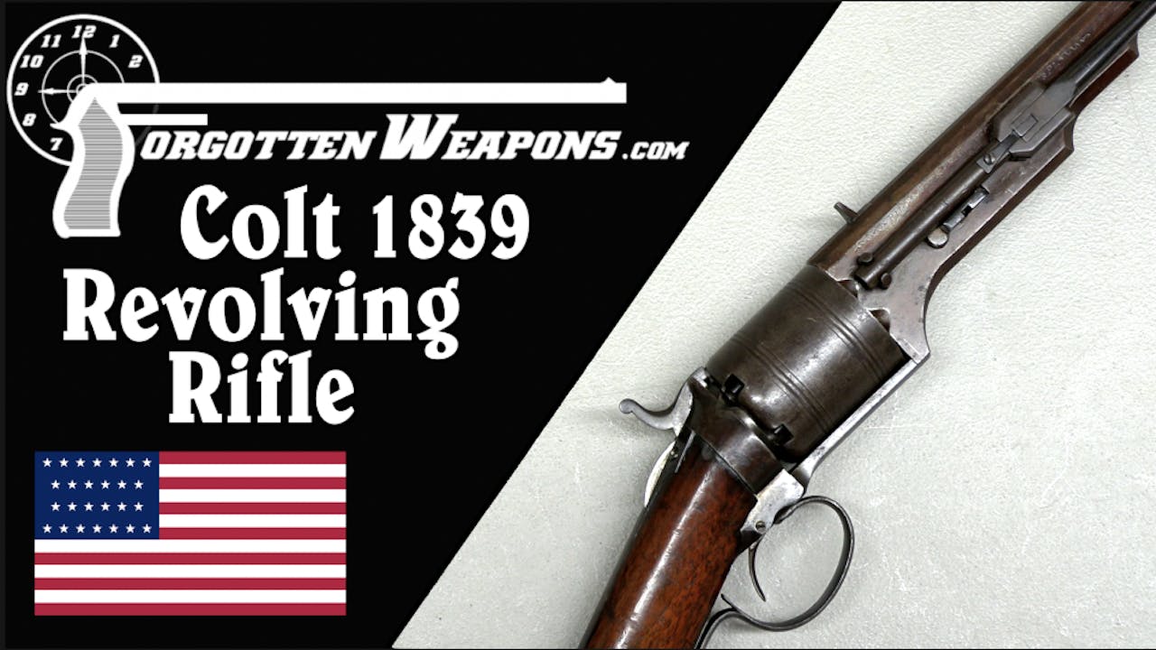 Military-Issue Colt Model 1839 Paterson Revolving Rifle - History of ...