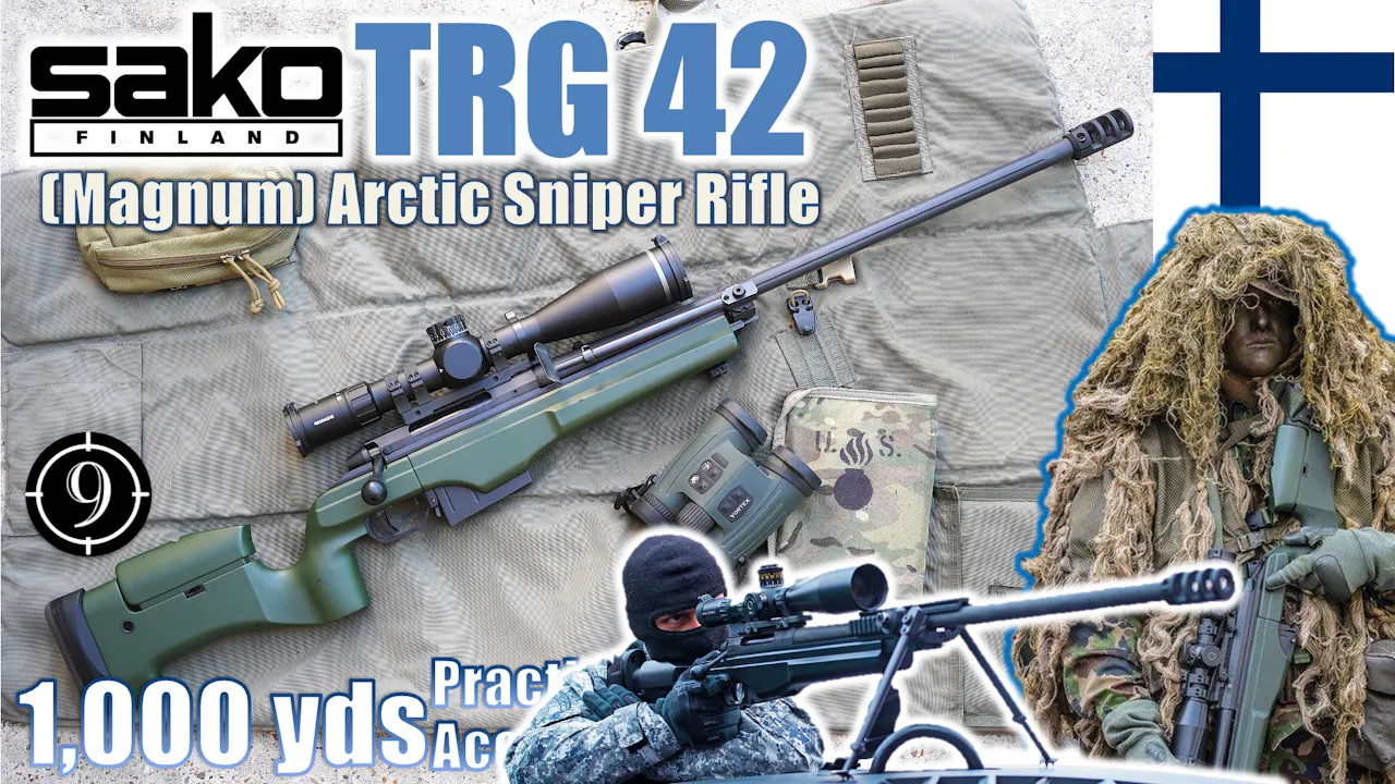 🥇 SAKO TRG42 [🇫🇮Arctic Sniper] to 1,000yds: Practical Accuracy ...