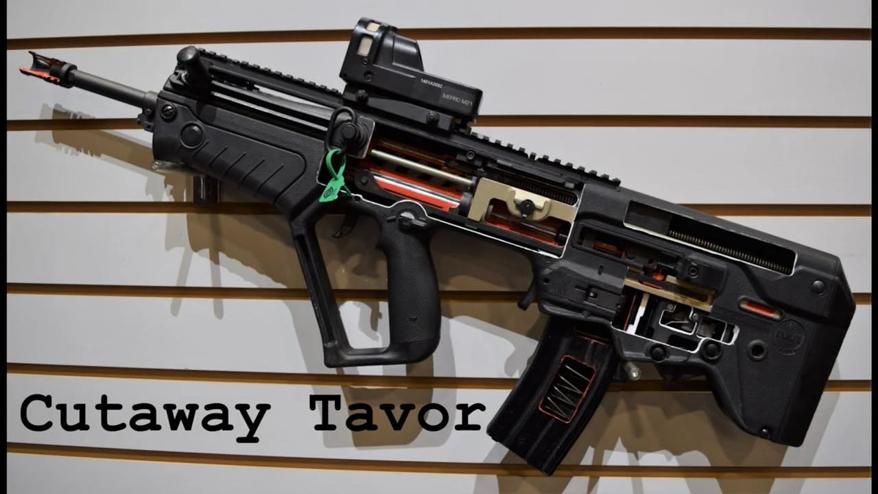 Cutaway IWI Tavor TAR-21 - History of Weapons & War