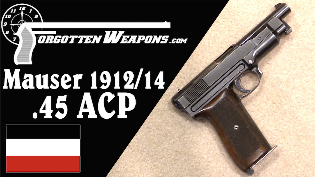 Mauser 1912/14 in .45ACP - History of Weapons & War