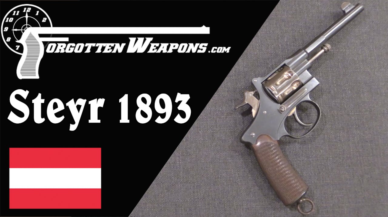 Steyr 1893 Gas-Seal Trials Revolver - History of Weapons & War
