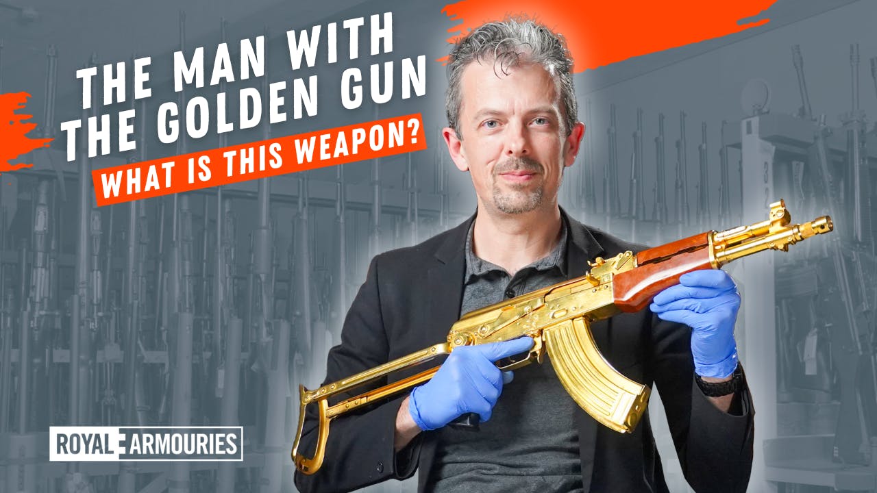 The Golden Kalashnikov out of Saddam Hussein's Iraq - Royal Armouries ...