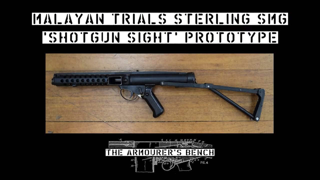 Sterling SMG 'Shotgun Sight' Prototype - History of Weapons & War