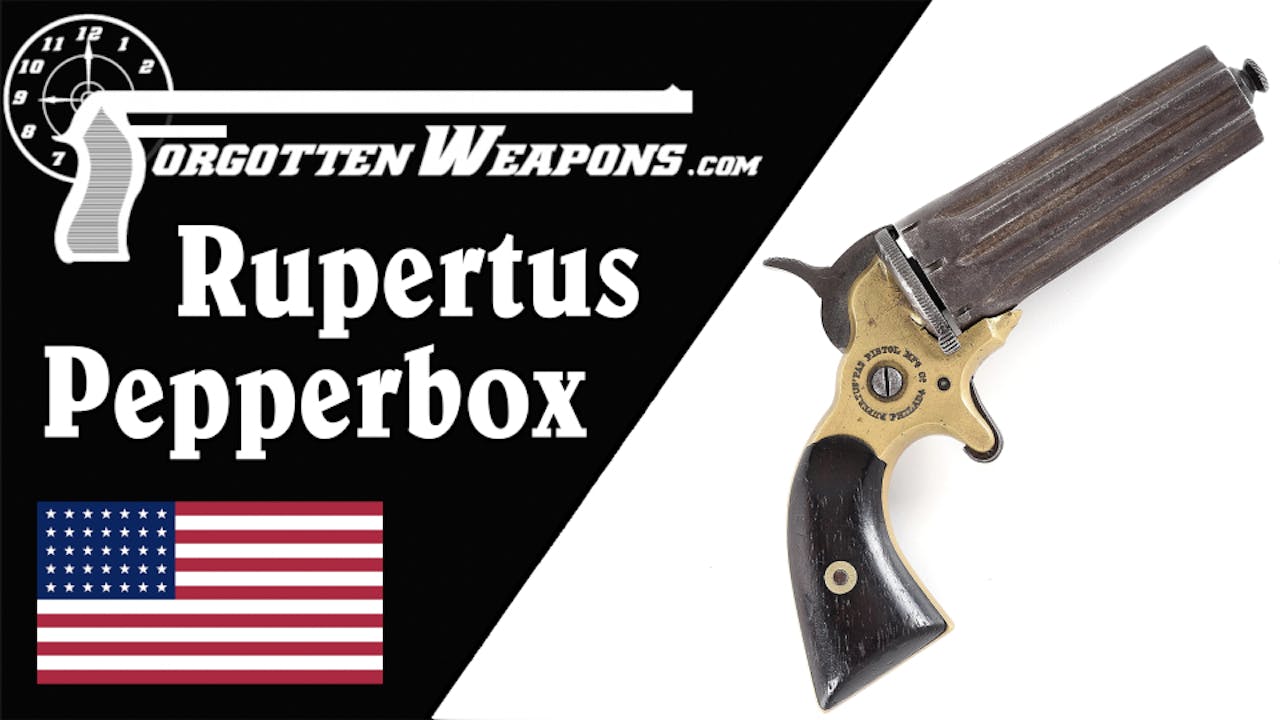 Rupertus Pepperbox: A Sophisticated 8-Shot Rimfire Pocket Gun - History ...