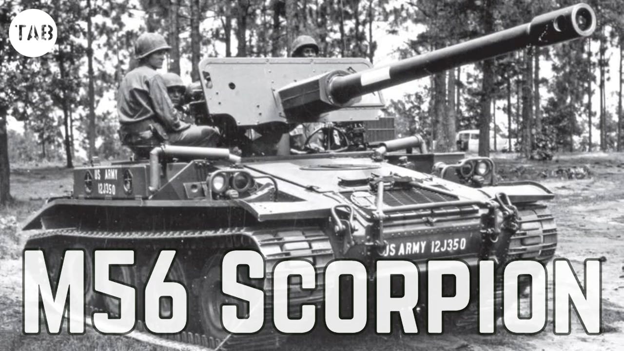 M56 Scorpion - Lightweight Self-Propelled Gun - History of Weapons & War
