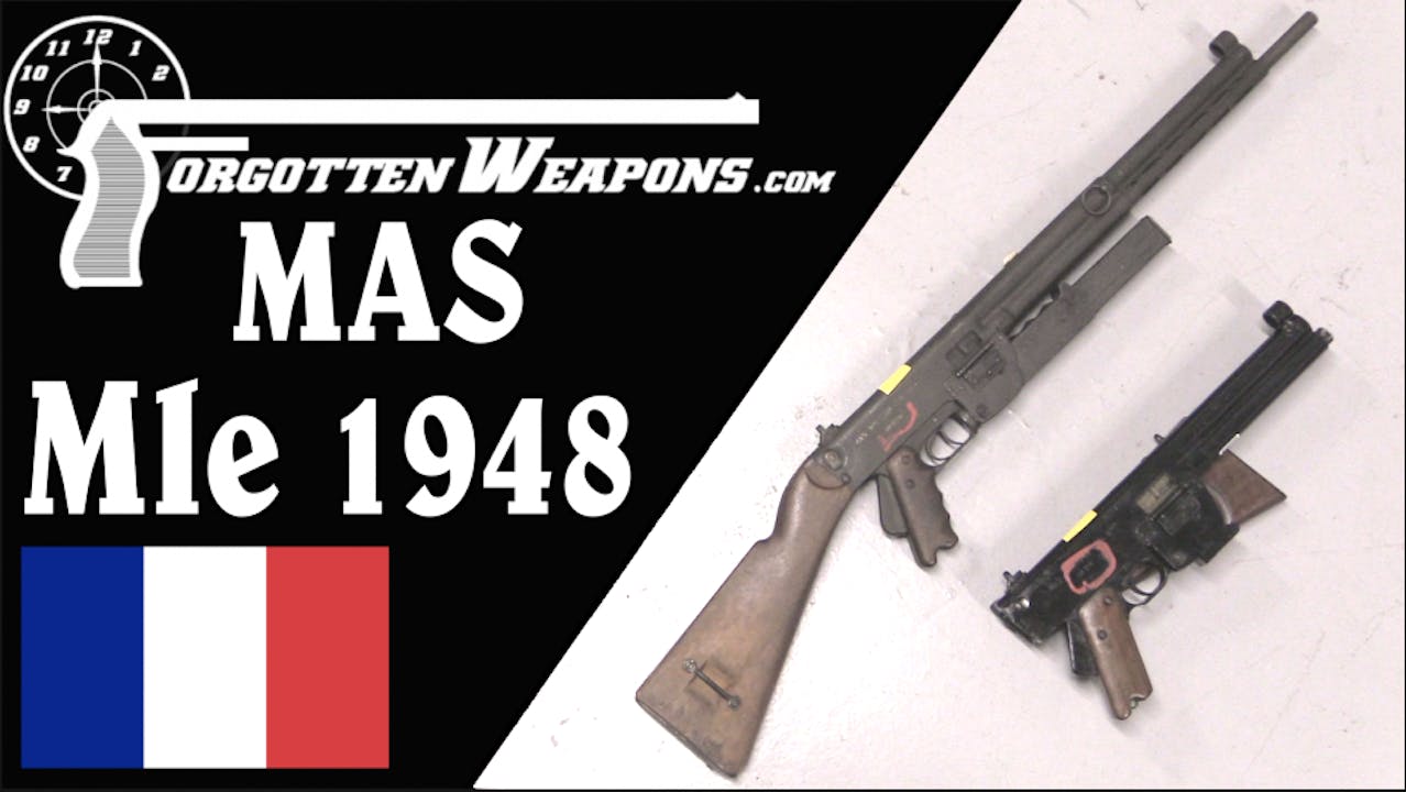 Lever-Delayed Prototype SMG: The MAS Mle 1948 Series - History of ...