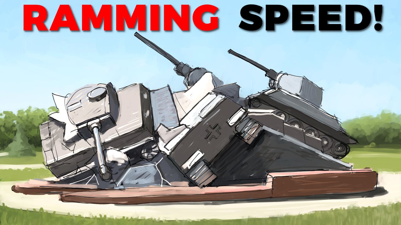 Tank Ramming in WW2 - Ramming Speed - History of Weapons & War