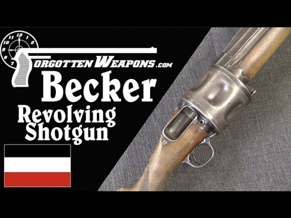 Becker Blow-Forward Revolving Shotgun - History of Weapons & War