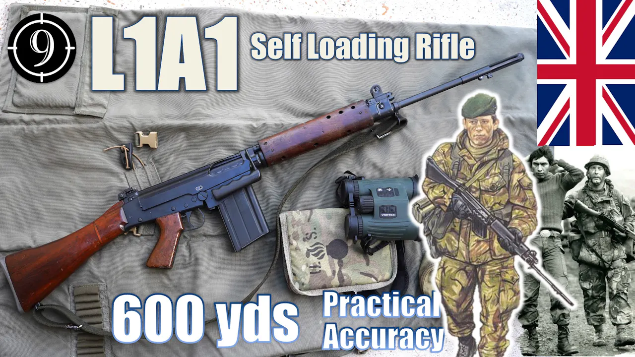 L1A1 🇬🇧 SLR [British FN FAL - Iron Sights] to 600yds Practical Accuracy ...