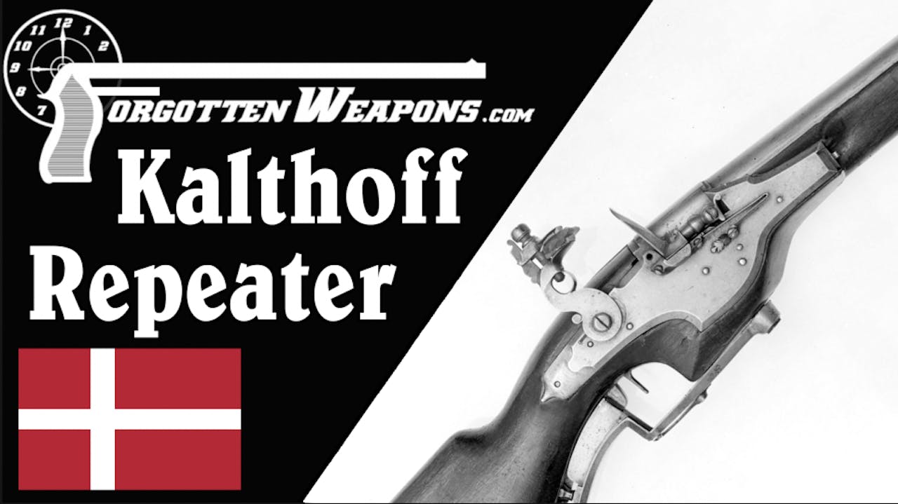 Kalthoff 30-Shot Flintlock: The First Repeating Firearm Used in War ...