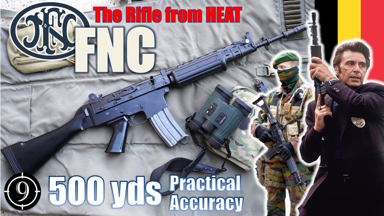 FN FNC 🇧🇪 [Rifle from HEAT] to 500yds Practical Accuracy (Pindad SS1 ...