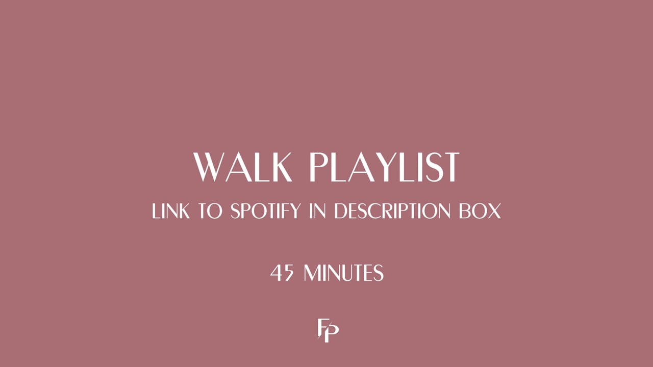 45 Min Walk | Playlist in description! - Forma Pilates