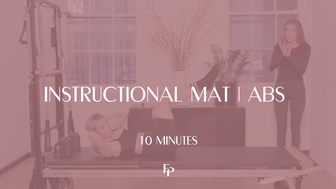 10 Min Instructional Mat | Abs - Forma Pilates