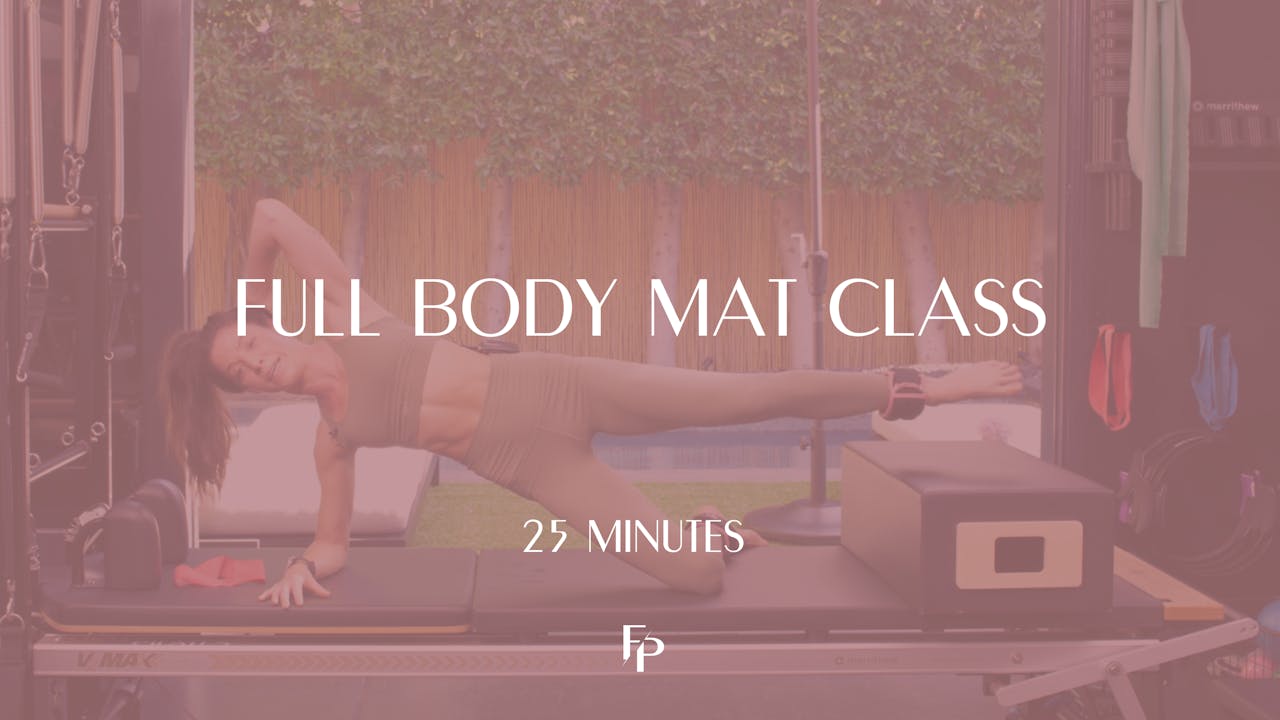 Full Body Mat Class 25 Min Mat Pilates Forma Pilates